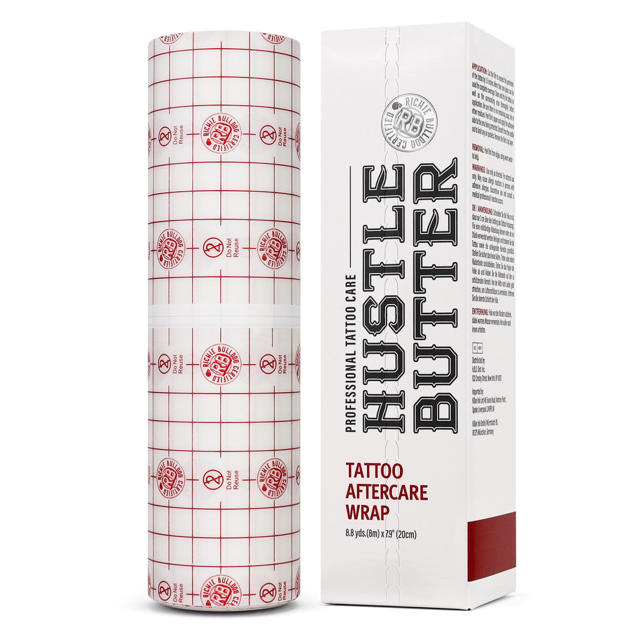 HUSTLE BUTTER Tattoo Aftercare Wrap – Canada Tattoo Supply